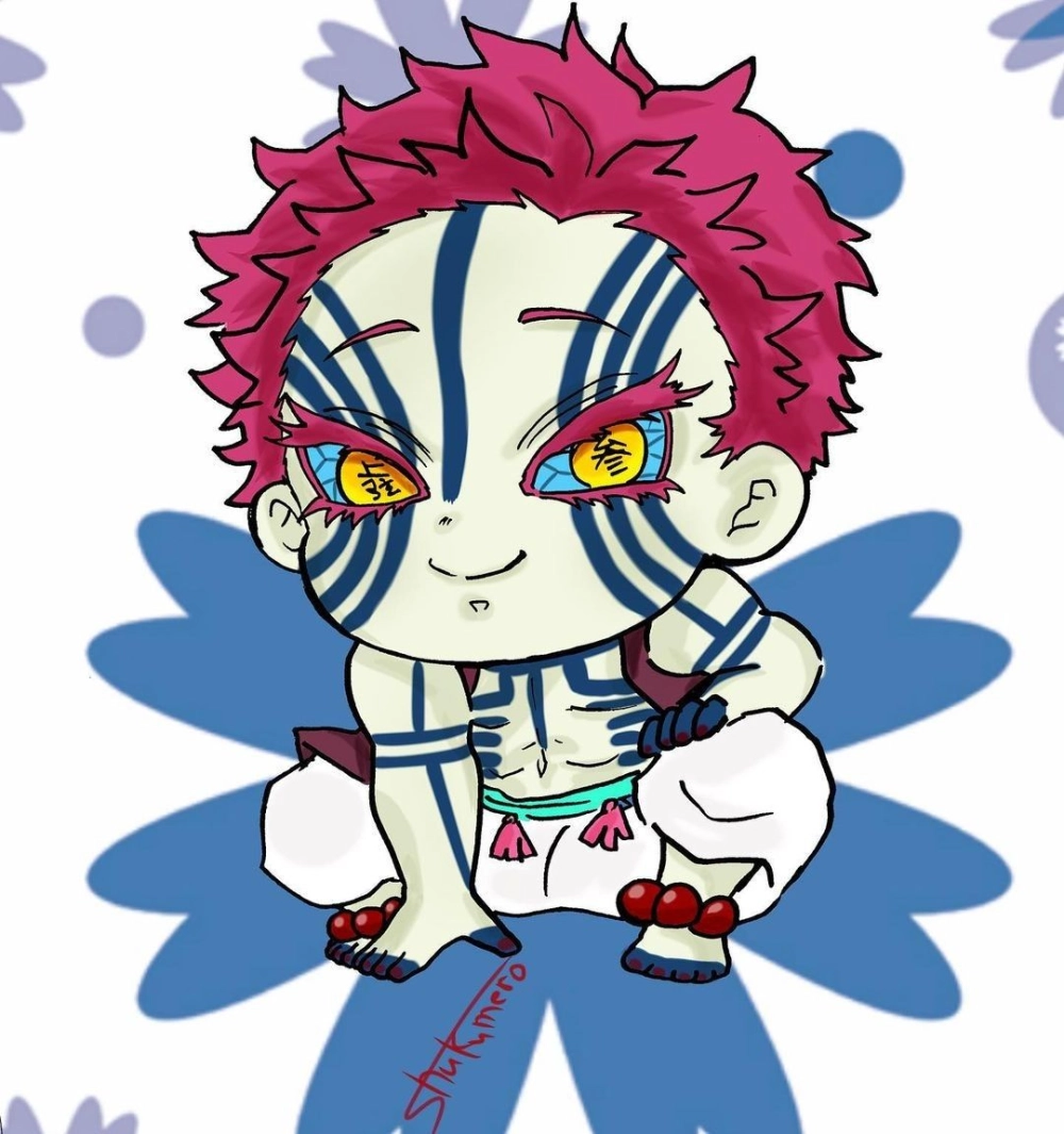 Amazing Akaza chibi trending edits storming social media