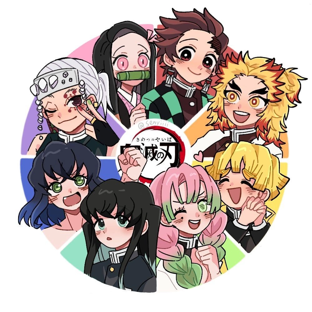 Chibi Demon Slayer - Creative and charming chibi designs