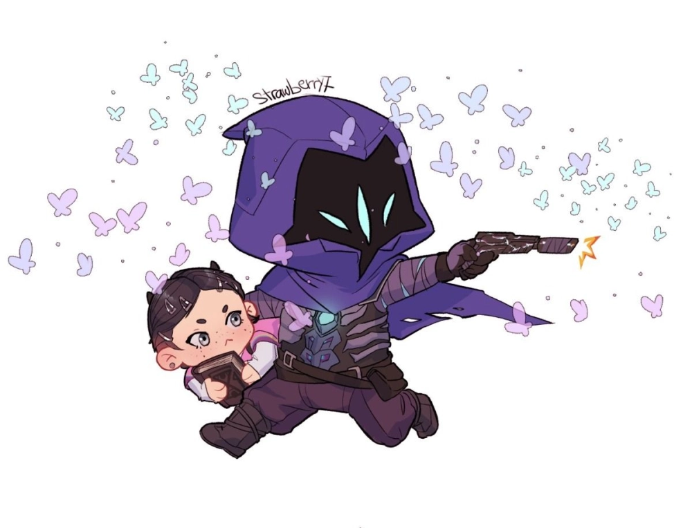 Transform your device with aesthetic Omen chibi backgrounds